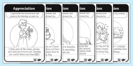 Values Colouring Pages - Humility (teacher made) - Twinkl