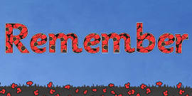 Poppy Display Lettering-remembrance day, poppies, display, lettering ...