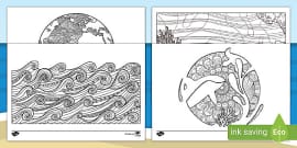 Mindfulness Colouring Pages for Kids | Primary Resources