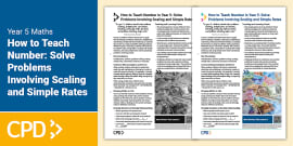 Scaling Problems (teacher made) - Twinkl