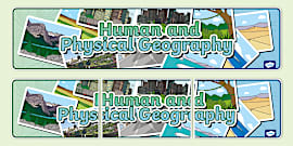 Human and Physical Geography Photo Pack - Geography - Twinkl