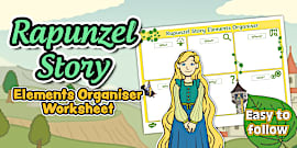 Cinderella Story Elements Organiser Worksheet