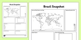 Brazil Word Search (teacher made)