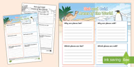Hot and Cold Climates of the World KS1 Lesson Pack 5 - Geography