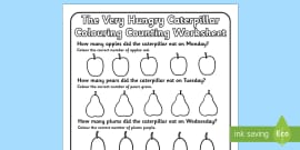 FREE! - Counting Caterpillar | The Very Hungry Caterpillar | Maths