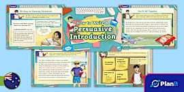 Phase 2 Speeches Lesson 5: Persuasive Speech Paragraphs