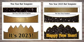 New Year Editable Board Game Template (teacher made)