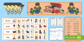 Supermarket Role-Play Pack - Primary Resource (teacher made)