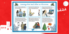 Christmas Wellbeing Poster | Staff Wellbeing | A4 Poster