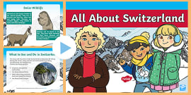 * NEW * Swiss Alps Word Search (teacher made)