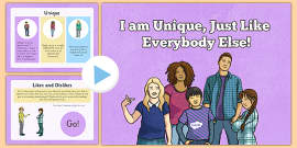 I Am Special Song PowerPoint (teacher made)