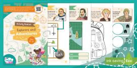 Explorers and Adventures Activity Booklet (Ages 5 - 7)