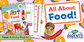 Food-Themed Activity Booklet for Ages 7 - 9