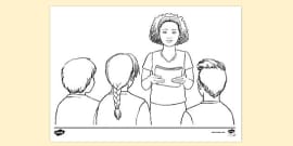 FREE! - Child Speaking In The Right Tone - Colouring Sheet