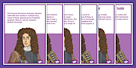The Glorious Revolution Fact File - Twinkl - KS2