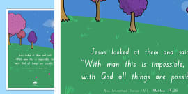 New Testament Bible Scripture Motivational Poster Pack - motivational