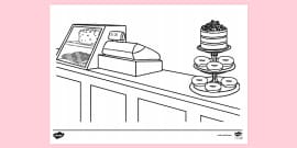 FREE! - Shop Colouring Sheet | Colouring Sheets | Twinkl Colouring