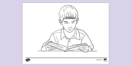FREE! - Student Reading Timetable Colouring Sheet | Colouring Sheets