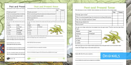 KS1 Using Verbs Differentiated Primary Worksheets - Twinkl