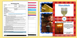 Make a Dreidel - Paper Hanukkah Dreidel Net (teacher made)