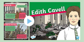 Edith Cavell Word Mat (teacher made) - Twinkl