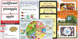 British Food Map (teacher made)