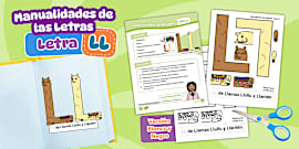 Manualidad Letra H Mayúscula | Actividad de Motricidad Fina