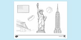 FREE! - New York City Colouring Page | Colouring Sheets