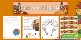 Turkey Disguise Project (Teacher-Made) - Twinkl