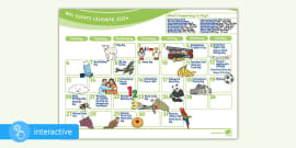 July Events Calendar 2023 (teacher made) - Twinkl