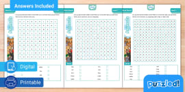 Space Word Search Puzzle Pack - Twinkl Puzzled - kids