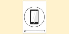 FREE! - Mobile Cell Phone Icon Page Border (teacher made)