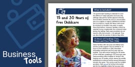 Childminding Editable Invoice Template (teacher made)