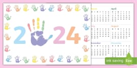 2024 Mini Academic Calendar (teacher made) - Twinkl