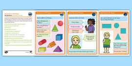2D & 3D Shape Riddles Cards Game - Maths Resource For Kids