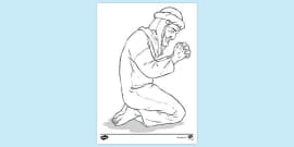 FREE! - Free Colouring Page for Jonah and the Whale - Twinkl