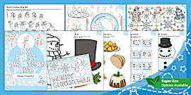 My First Christmas Party – Father Christmas Activity Pack