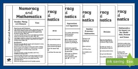 First Level Numeracy and Mathematics Assessment - Addition