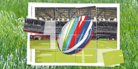 Rugby Stadium Pop Up Display Card - Rugby Six Nations