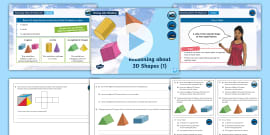 3D Shapes Year 5 - Geometry Shape 3D Shapes Maths Mastery Activities