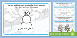 Winter Modelling Dough Mats | Twinkl (teacher made) - Twinkl