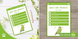 Ferret Care - Daily Checklist - Pet Care - Twinkl Pets