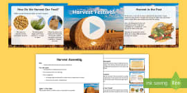 Harvest Pre-Teaching Word Cards