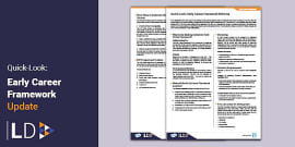 Early Career Framework (ECF) - Teaching Guidance