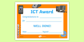 ICT Computer Club Certificates