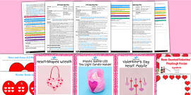 EYFS Ages 3-5 Large Activity Trays: Valentine's DayEYFS Ages 3-5 Large