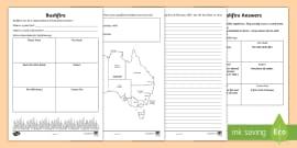Year 5 AC Geography Bushfires and Floods Word Cards - ACHASSK114, natural