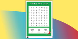 Rio 2016 Olympics Handball Word Cards (teacher made)