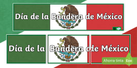 Cartel: Arte colaborativo Día de la bandera de México