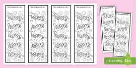 Editable Bookmark Templates (teacher made) - Twinkl